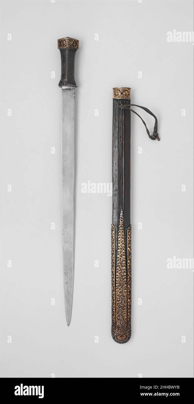 Sword and Scabbard 16th–18th century Southern or eastern Tibetan. Sword ...