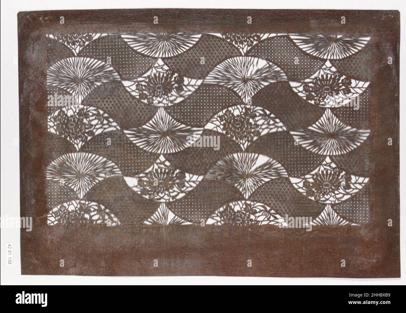 Stencil 19th century Japan. Stencil 69341 Stock Photo - Alamy