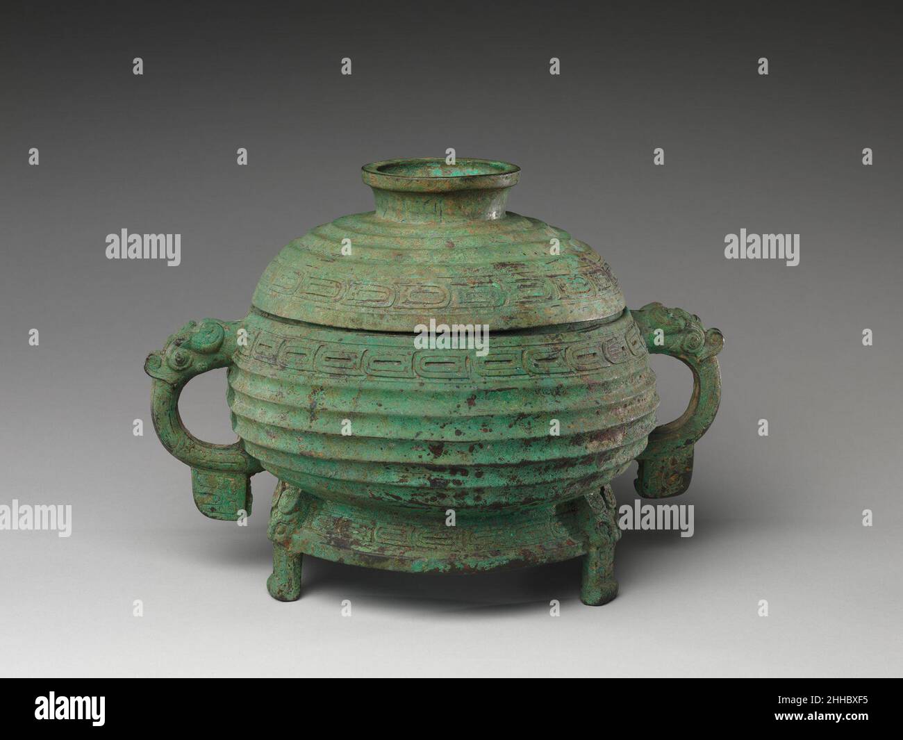 Round Vessel with Lid (Gui) ca. 9th century B.C. China. Round Vessel ...