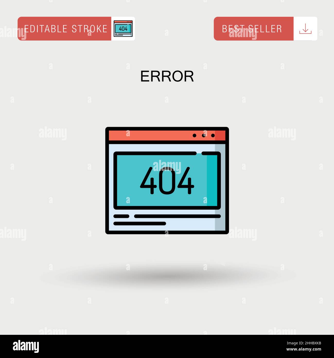 Error warning alert symbol digital Stock Vector Images - Alamy