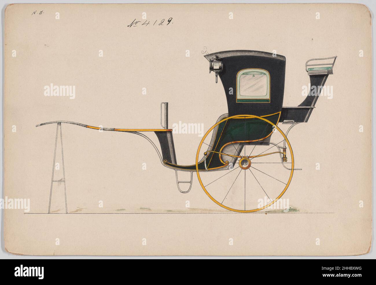 Hansom Cab #4129 1891 Brewster & Co. American Brewster & Company ...