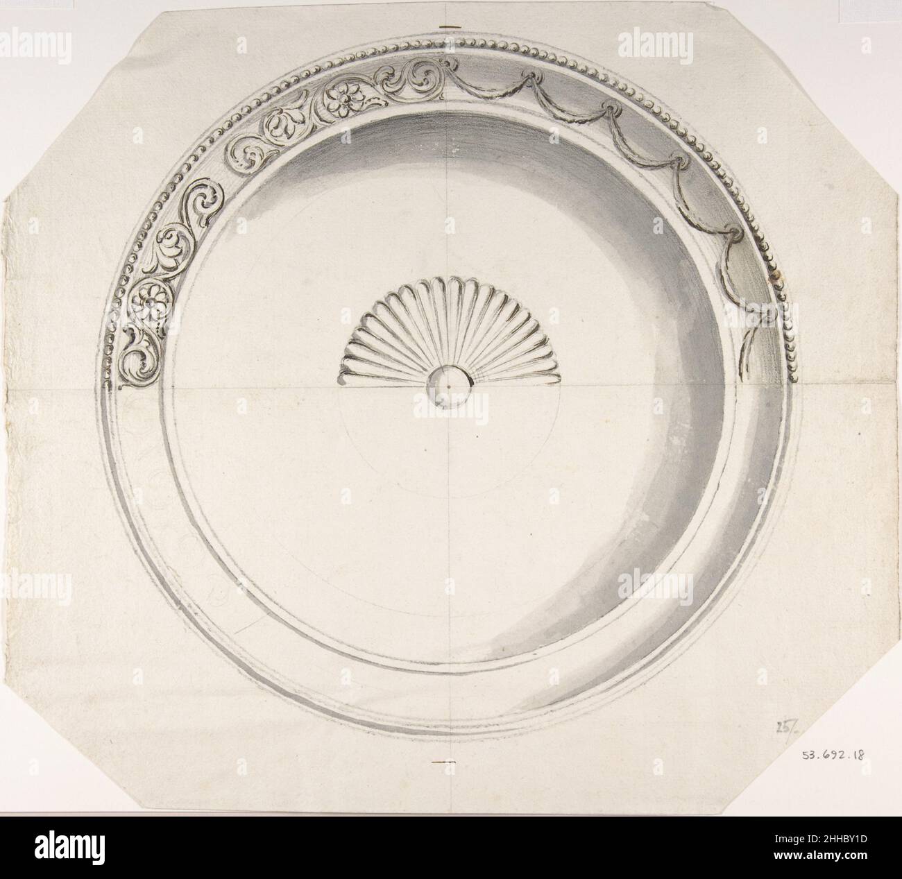 Tray or Platter with Two Alternate Designs 19th century Anonymous ...