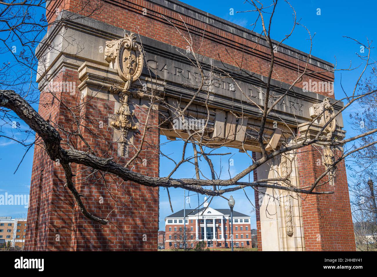 Carnegie public library arch hi-res stock photography and images - Alamy