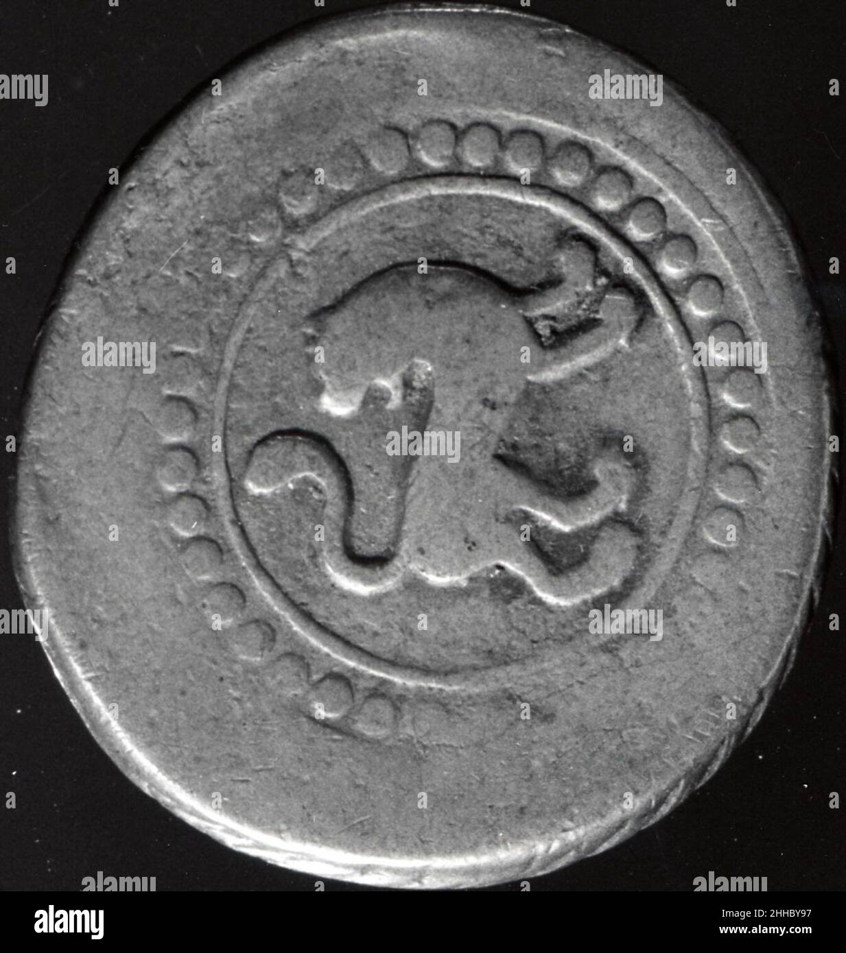 Coin dated A.H. 1233/ A.D. 1817. Coin 453442 Stock Photo - Alamy