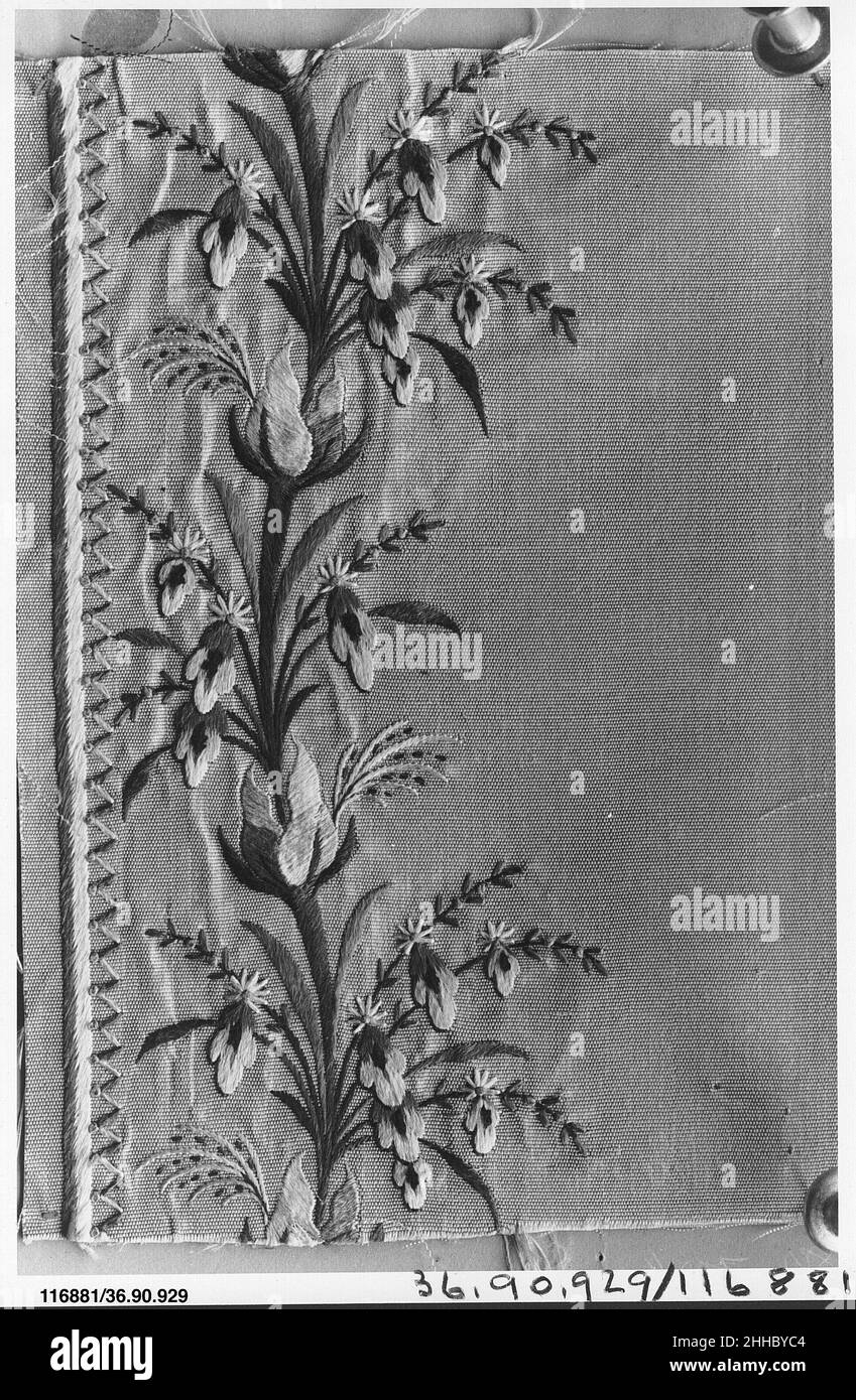 Embroidery sample Black and White Stock Photos & Images - Alamy