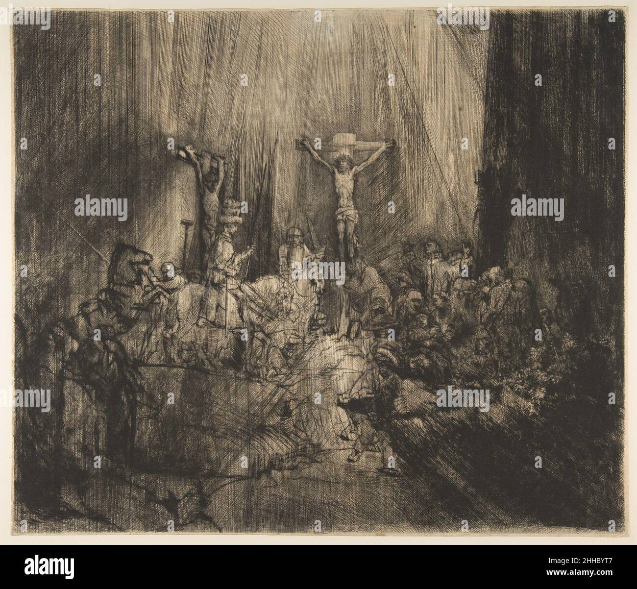 Christ Crucified Between the Two Thieves (The Three Crosses) 1653 ...