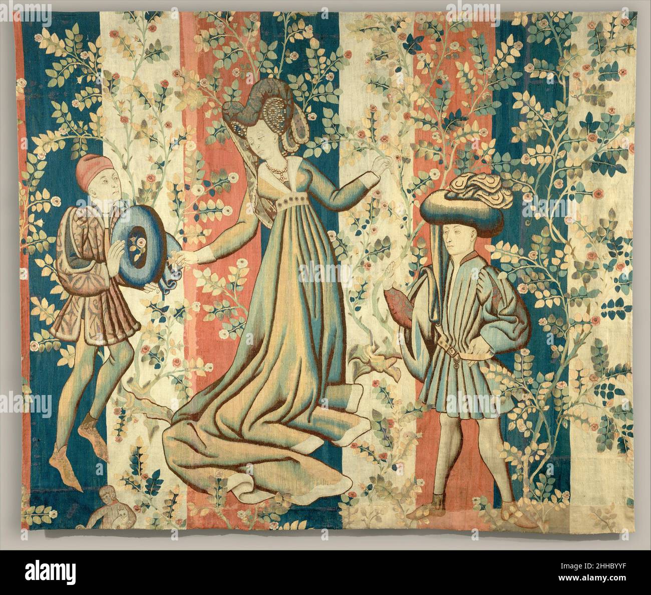 Medieval french courtiers hi-res stock photography and images - Alamy