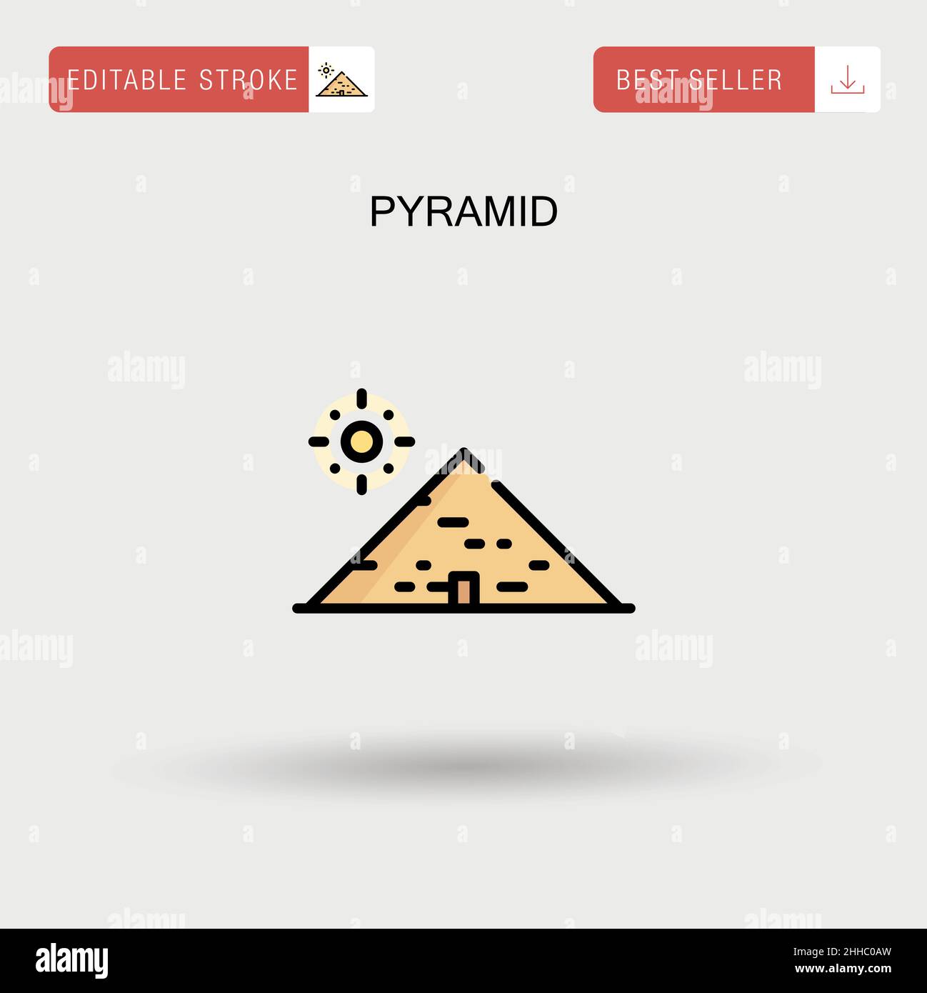 Ancient egypt step pyramid Stock Vector Images - Alamy