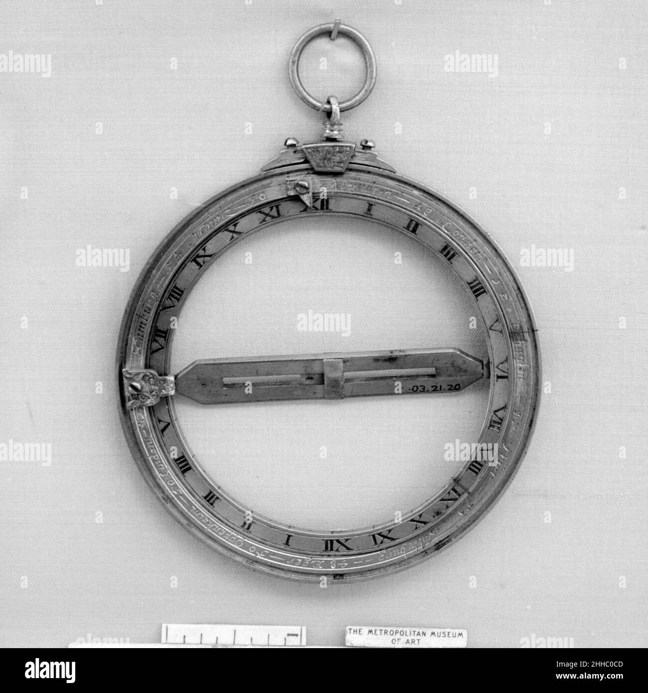 Universal ring sundial 18th century German. Universal ring sundial ...