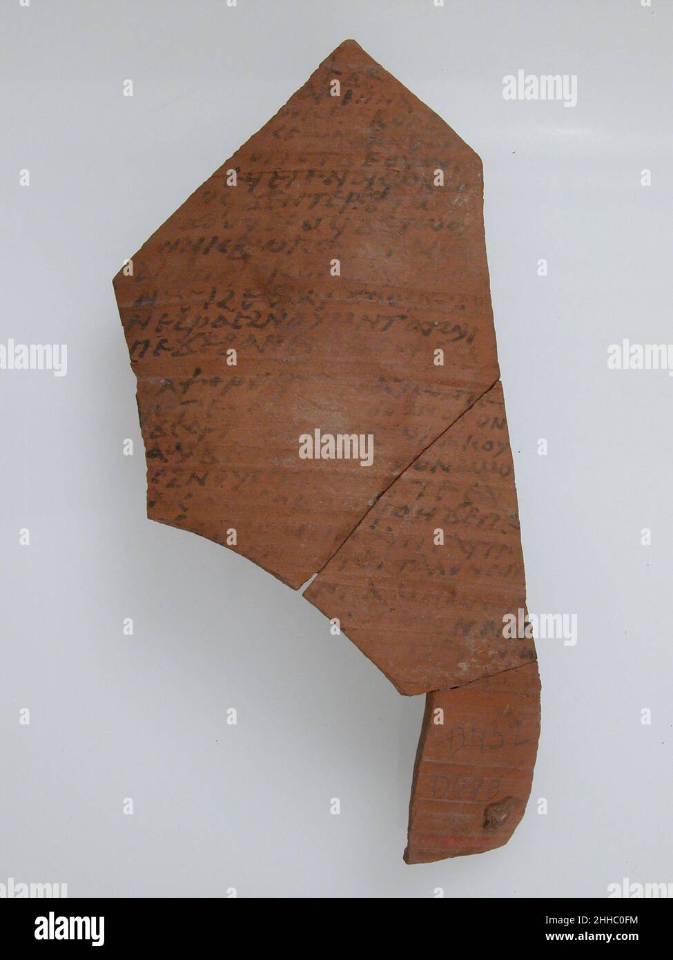Ostrakon 7th century Coptic. Ostrakon 474598 Stock Photo - Alamy