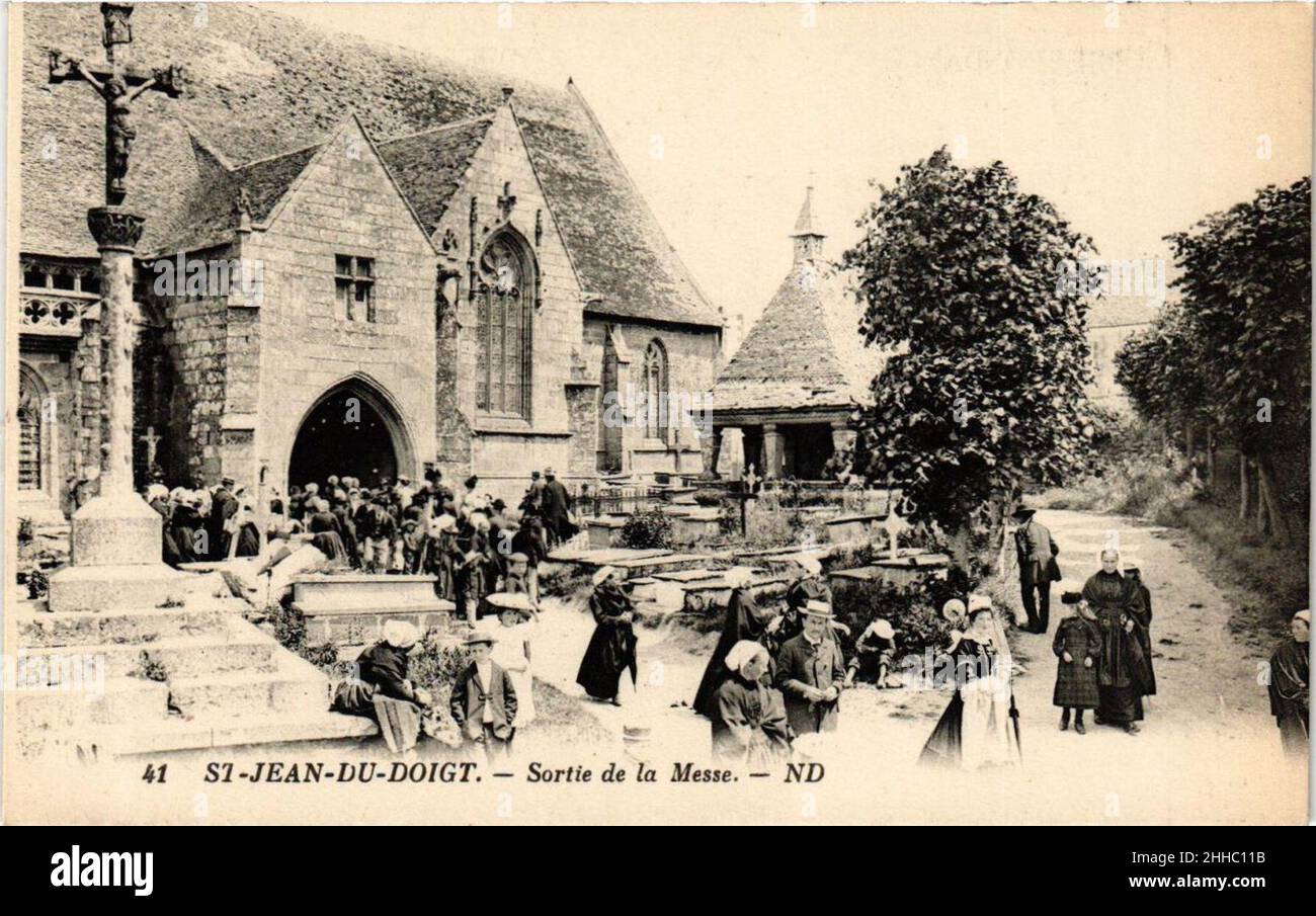 Saint jean du doigt hi-res stock photography and images - Alamy
