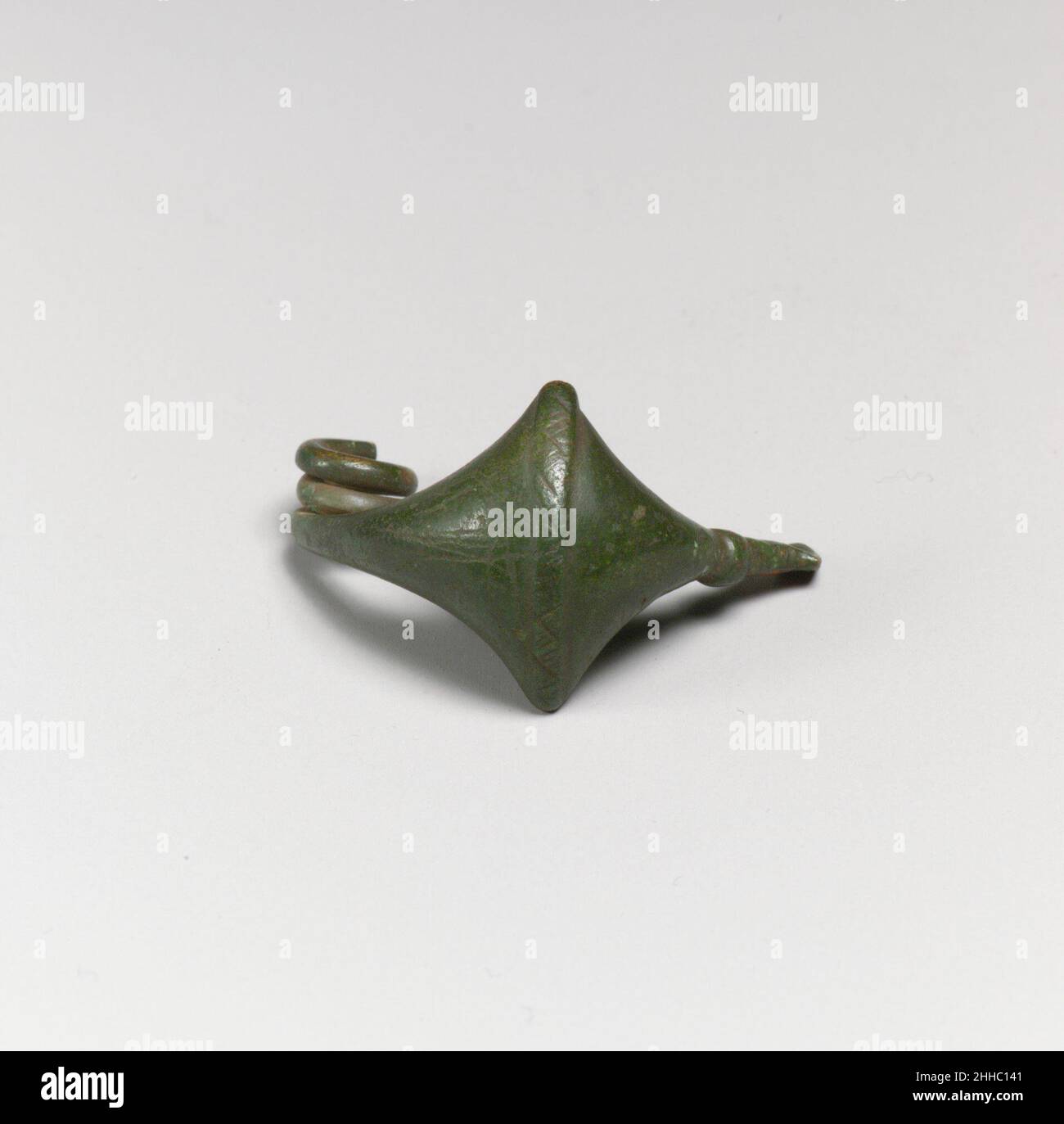 Fibula, boat-shaped type 8th–6th century B.C. Italic The bow is hollow ...