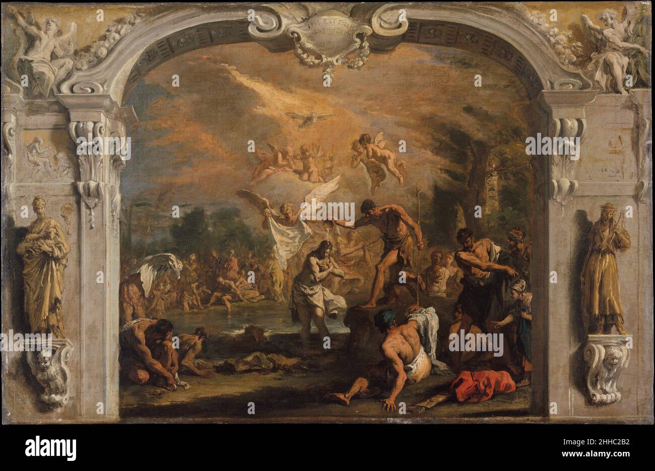 The Baptism of Christ ca. 1713–14 Sebastiano Ricci Italian An artist of ...