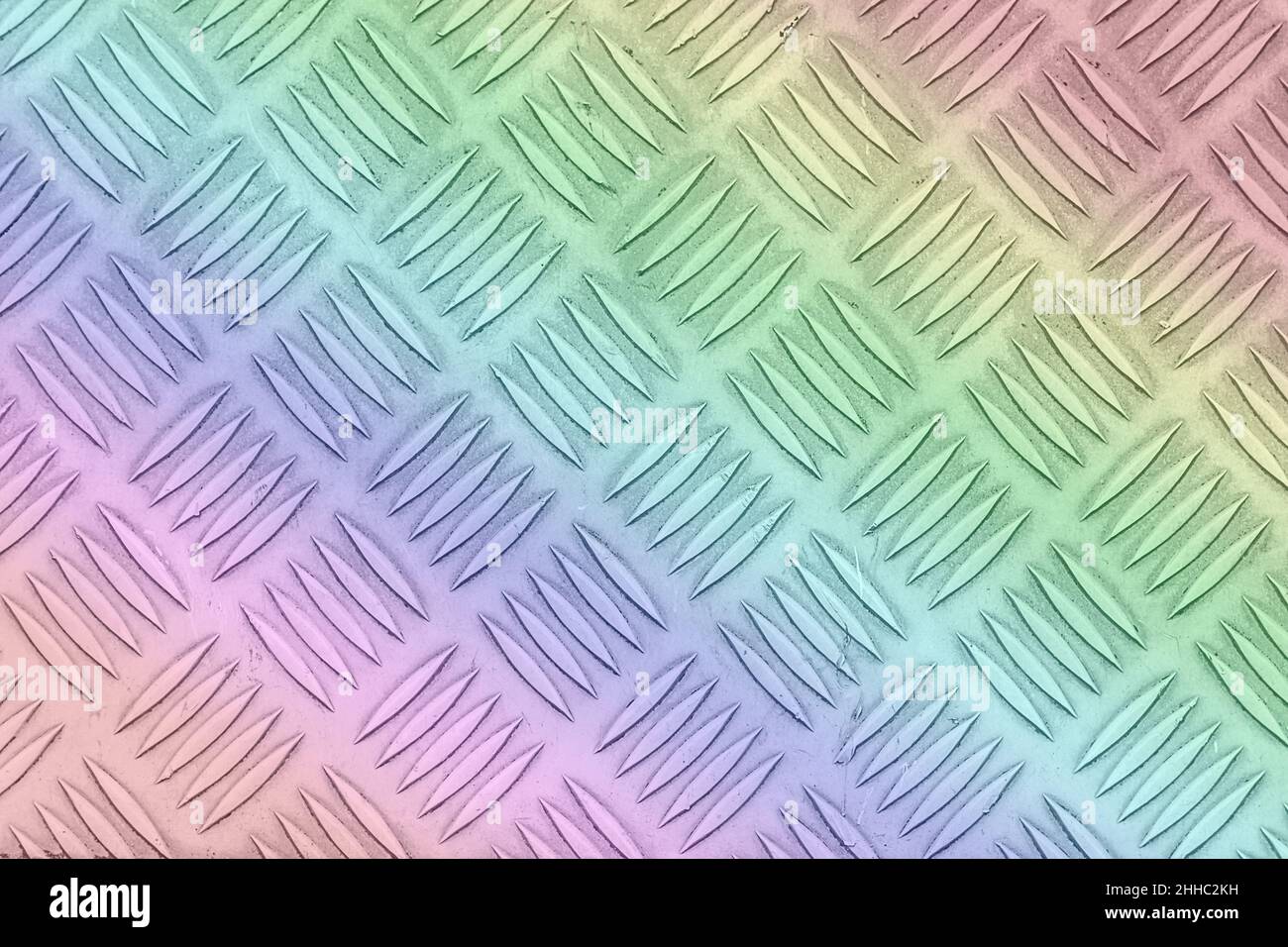Old stainless steel floor plate texture Stock Photo - Alamy