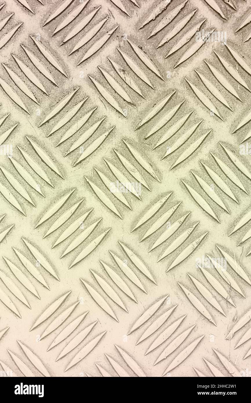 Old stainless steel floor plate texture Stock Photo - Alamy