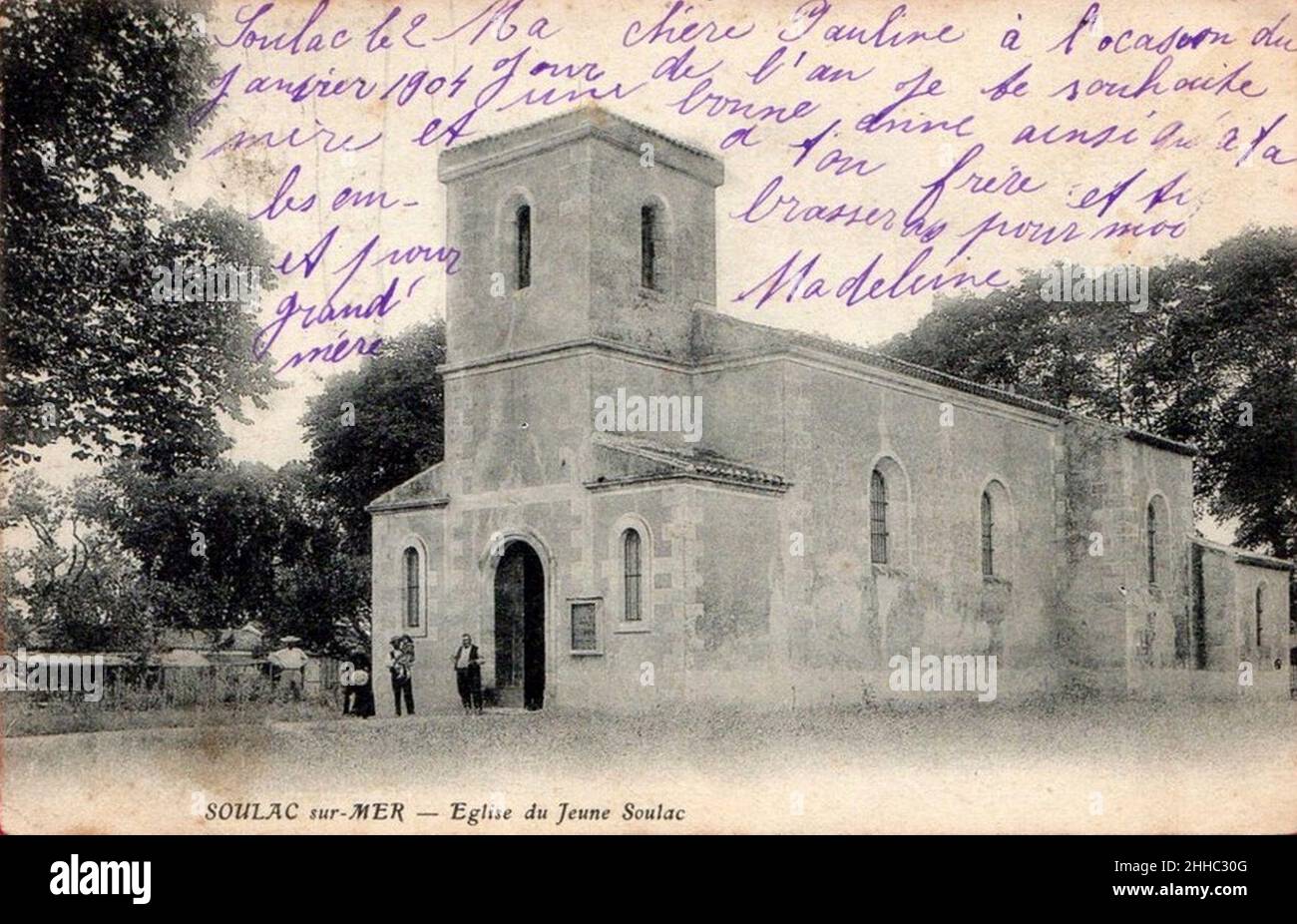 Soulac-sur-Mer - église 1 Stock Photo - Alamy