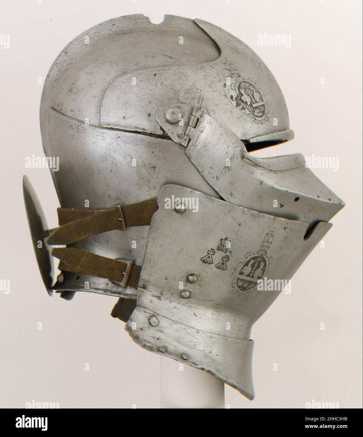 Armet with Wrapper armet, ca. 1460–70; wrapper, ca. 1450; rondel ...