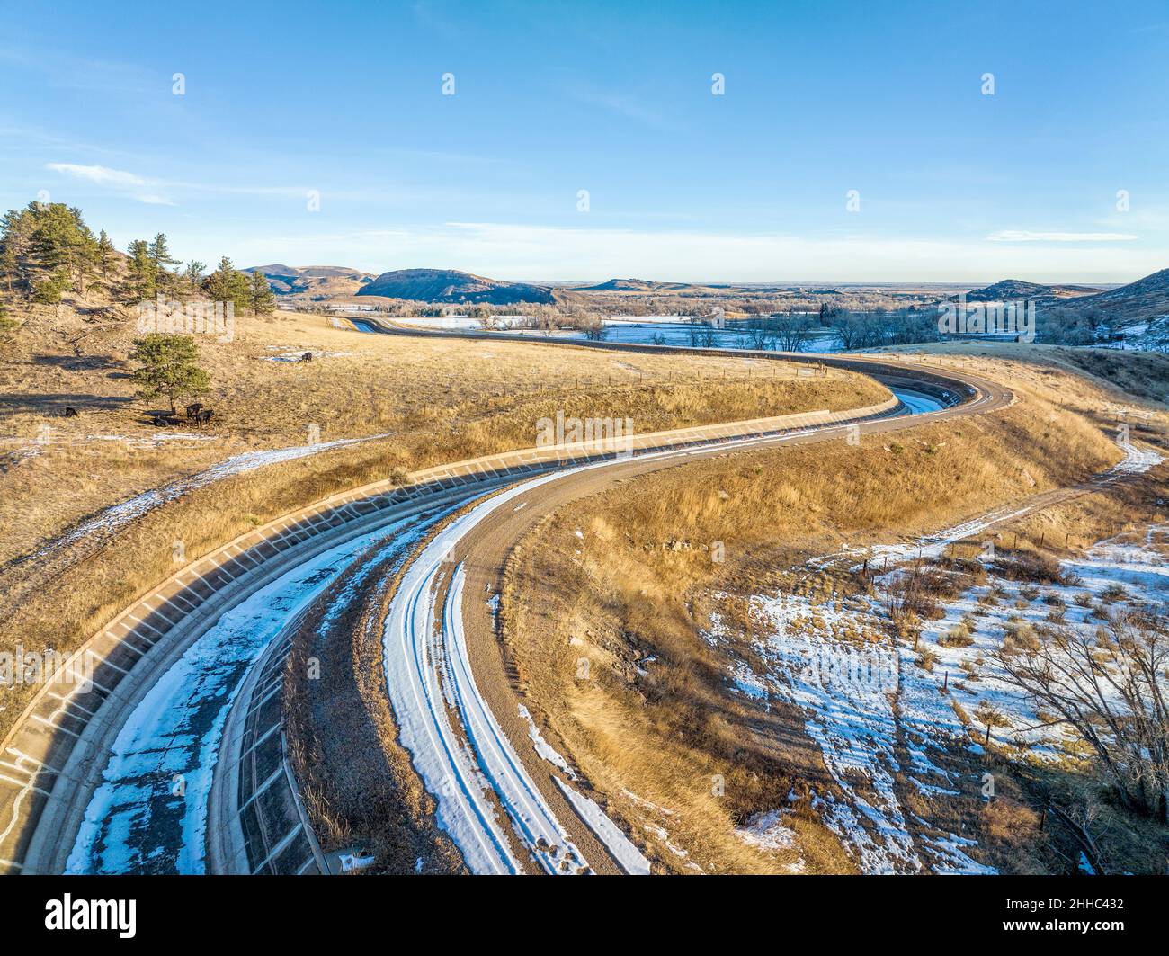 Water diversion channel hi-res stock photography and images - Alamy