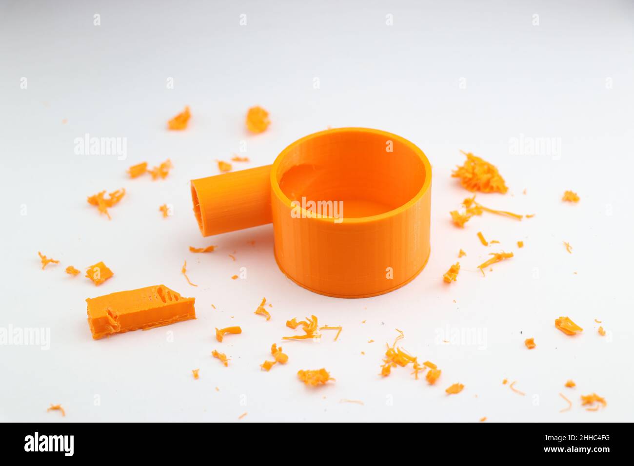 3D printed model after removing all of its supports, Post-processing or ...