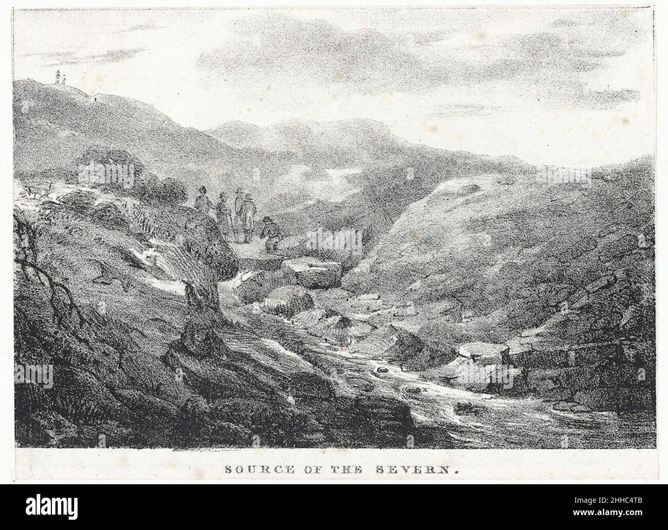 Source of the Severn Stock Photo - Alamy