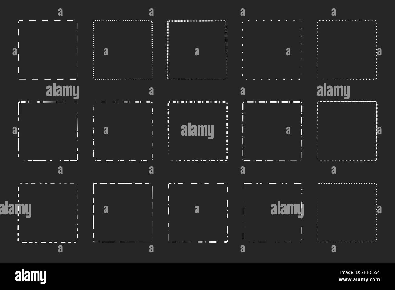 Set of simple frames. Vector illustration Stock Vector Image & Art - Alamy