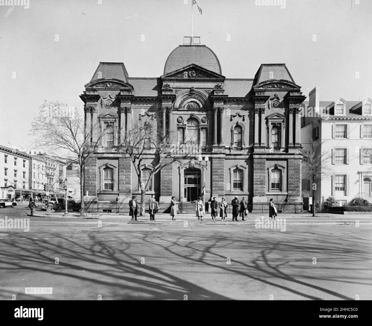 SOUTH (FRONT) ELEVATION - Corcoran Art Gallery Stock Photo - Alamy