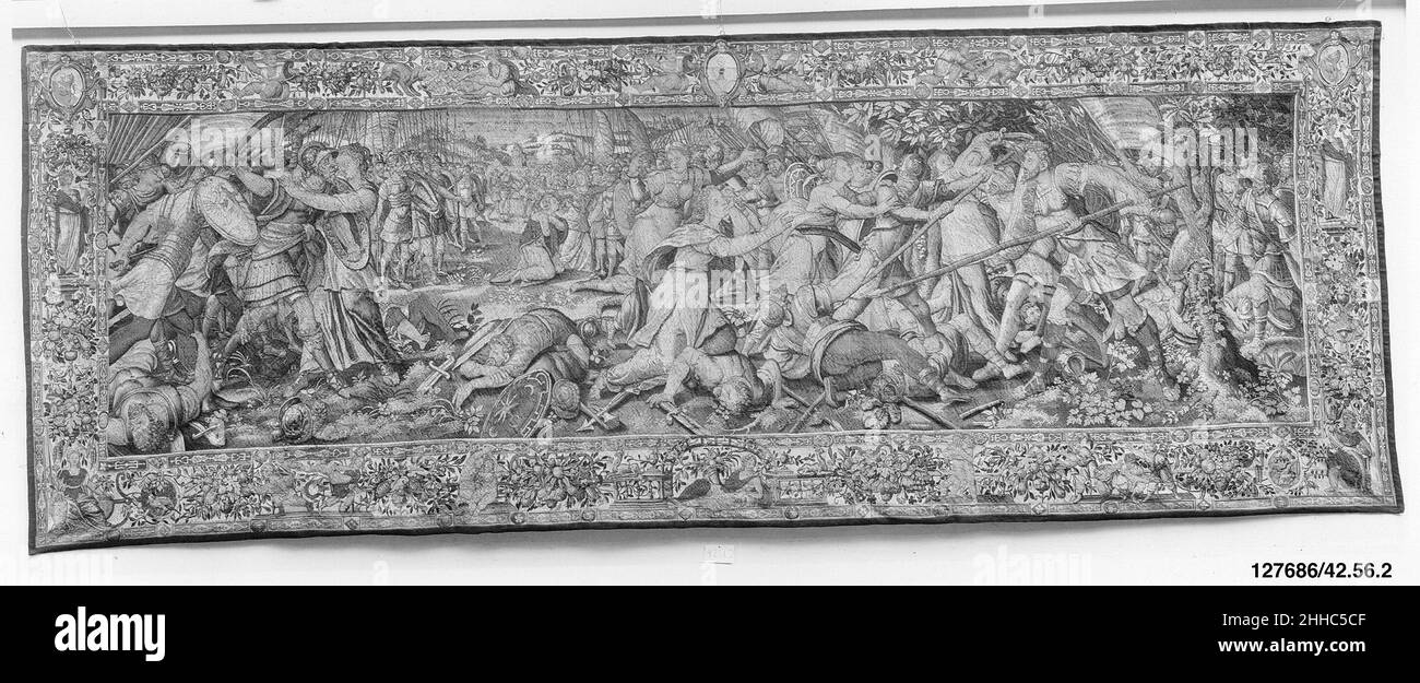 The Sabine Women Stopping the Battle between the Romans and the Sabines ...