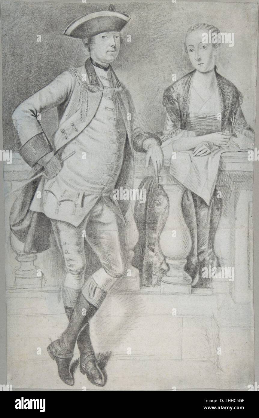 Study for a Portrait of an Officer and His Wife ca. 1756–58 Arthur ...