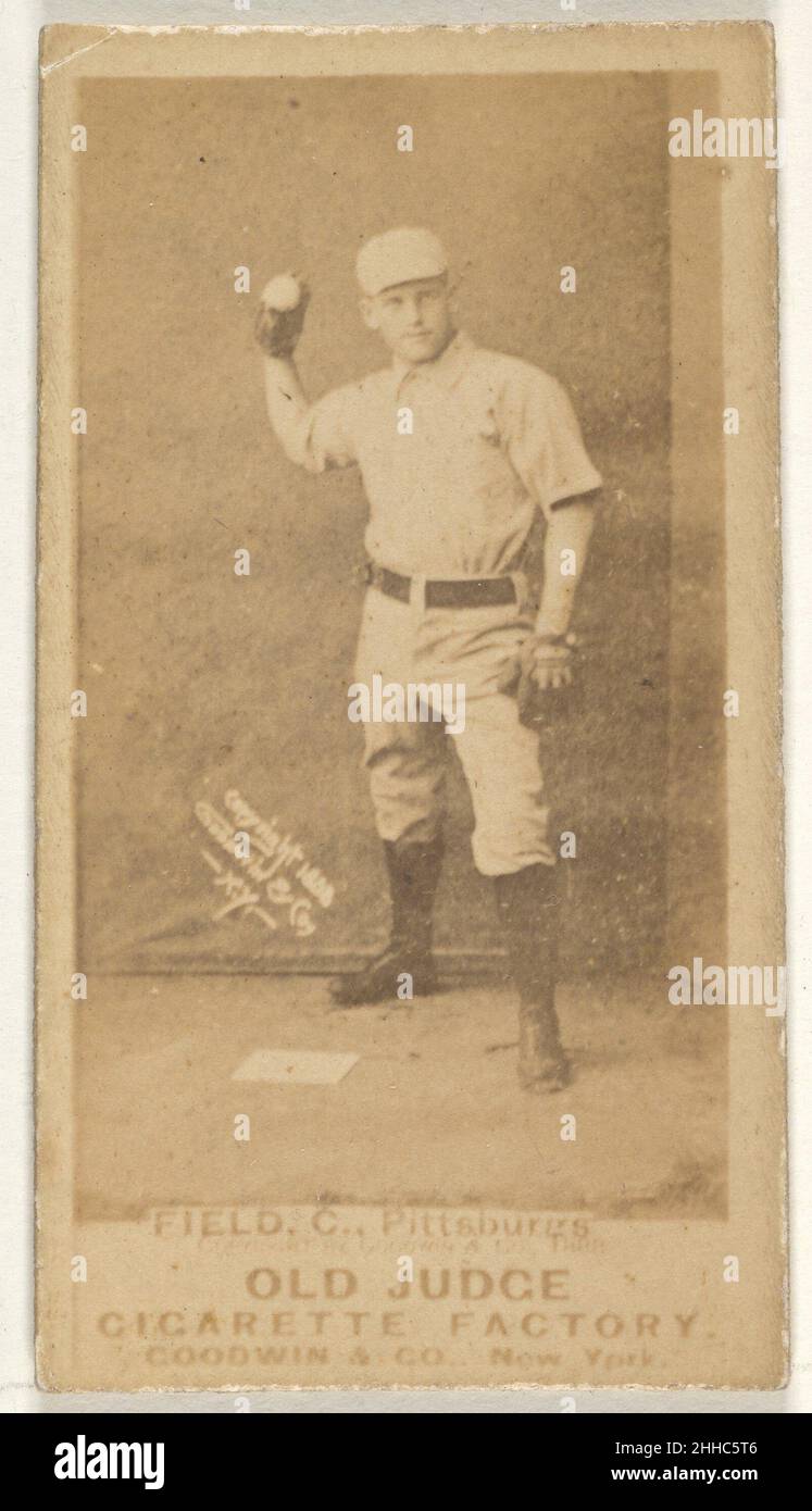 John Joseph "Jocko" Fields, Catcher, Pittsburgh, from the Old Judge ...