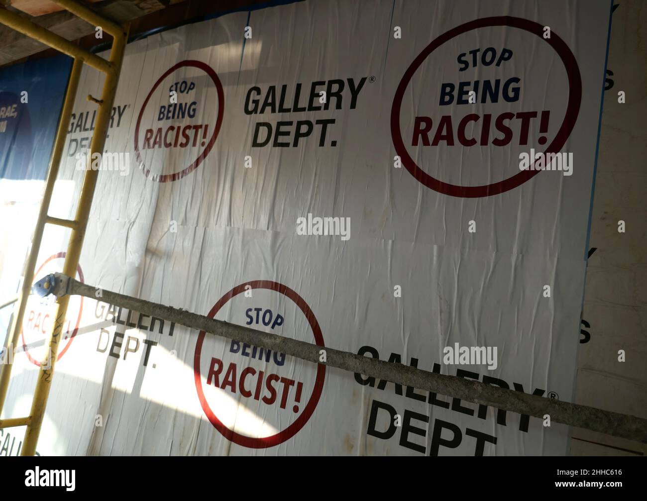 Stop being racist hi-res stock photography and images - Alamy