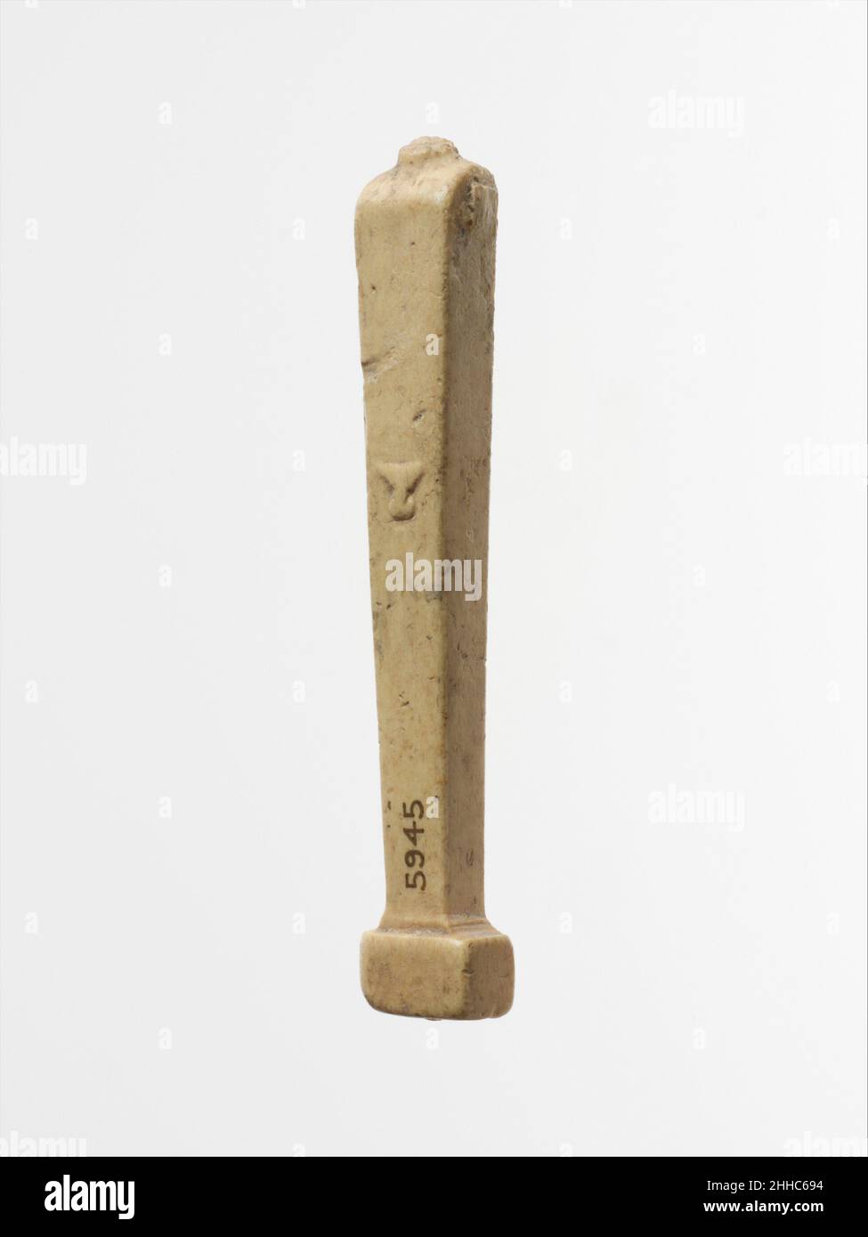 Bone object in the shape of a herm 1st century A.D. Roman Representing ...