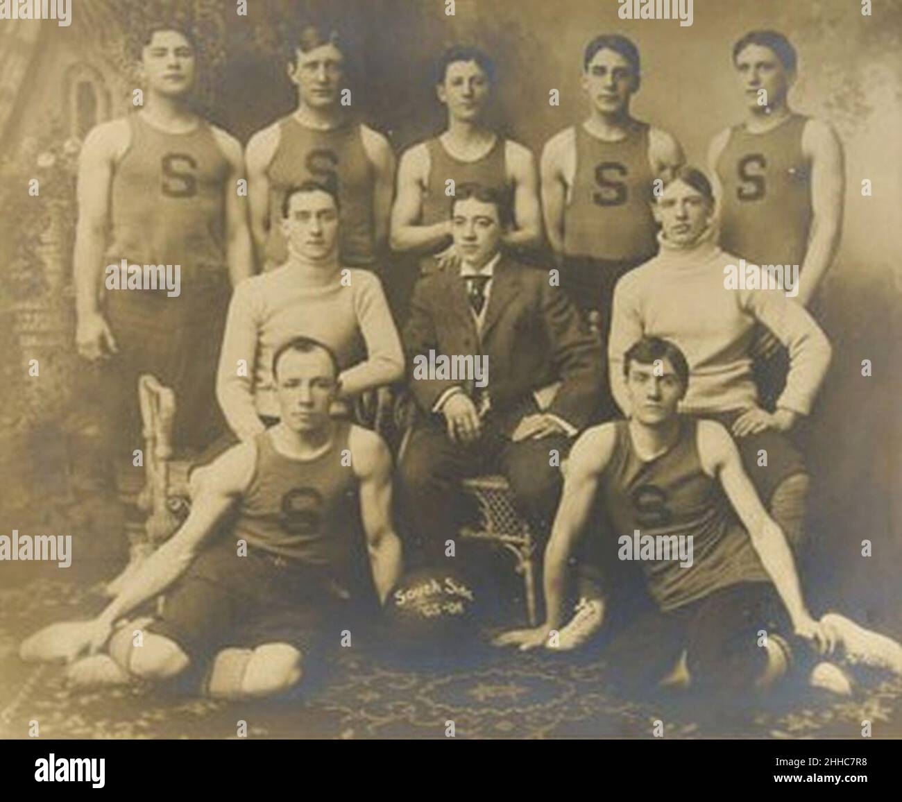 South Side Team leithead team 1905-06 Stock Photo - Alamy