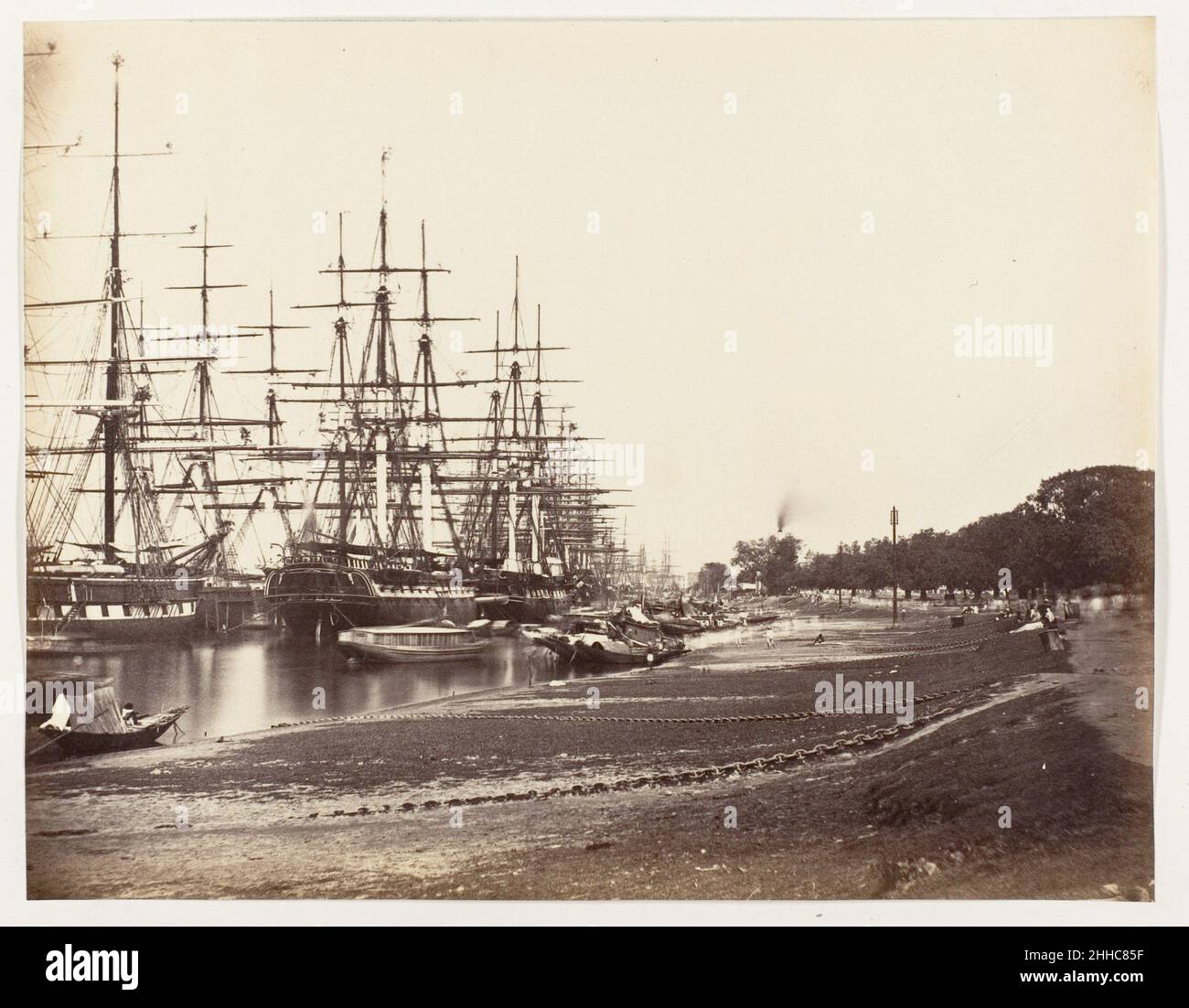 [Shipping Lying in the Hoogly River, Calcutta] 1858–61 Unknown ...
