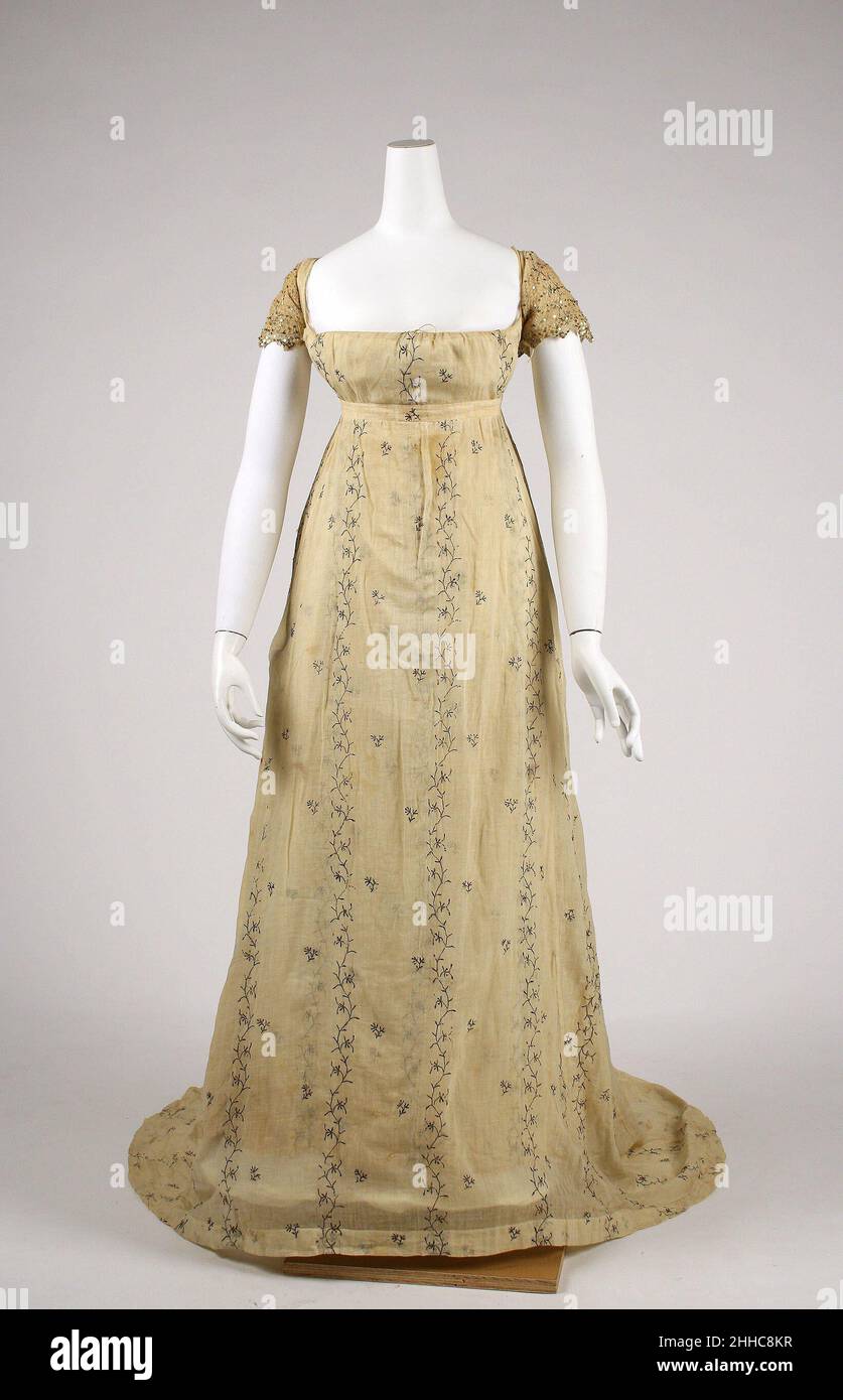 Ensemble ca. 1810 French. Ensemble. French. ca. 1810. cotton Stock ...