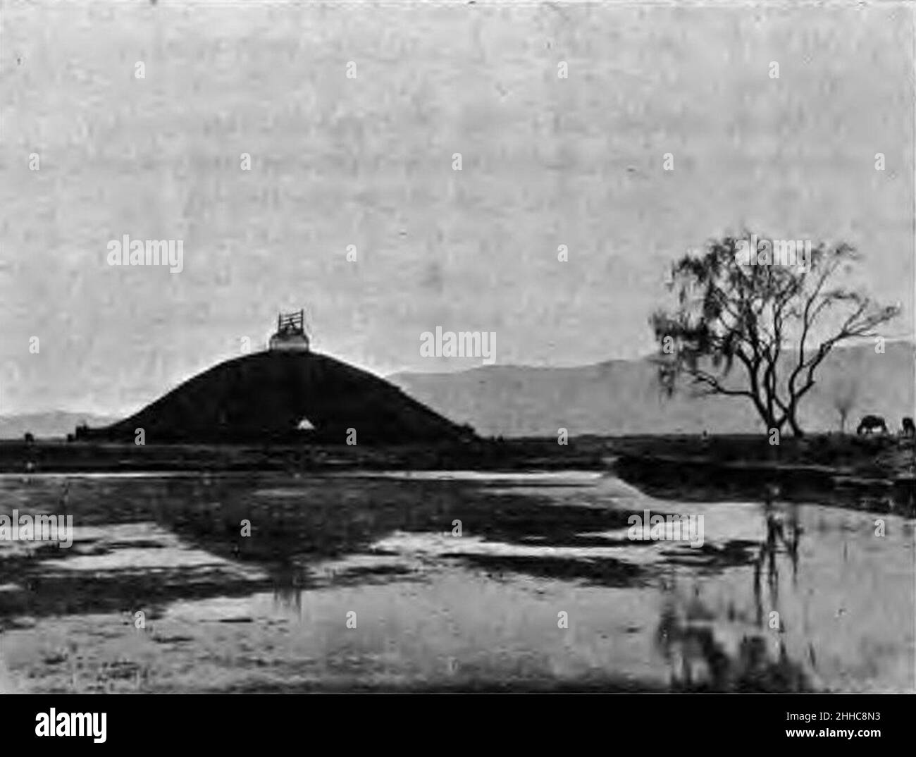 Southern Ashok Stupa in 1905 Stock Photo - Alamy
