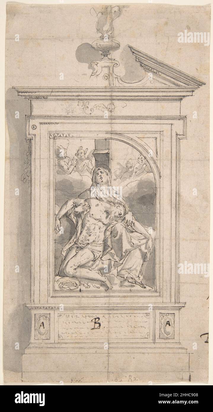 Pietà (Design for an Altar) ca. 1590–1600 Peter Candid (Pieter de Witte ...
