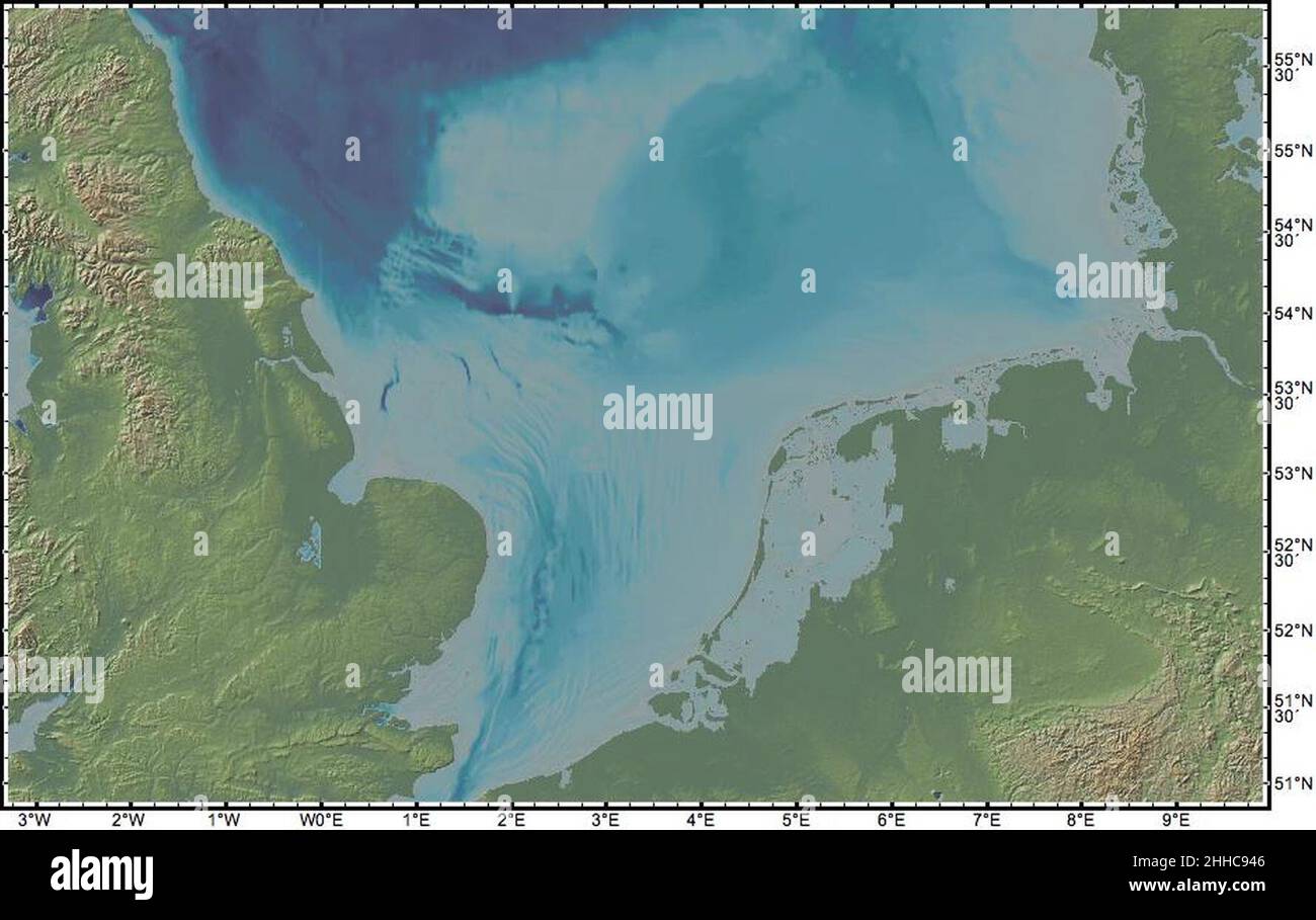 Southern North Sea area Stock Photo - Alamy