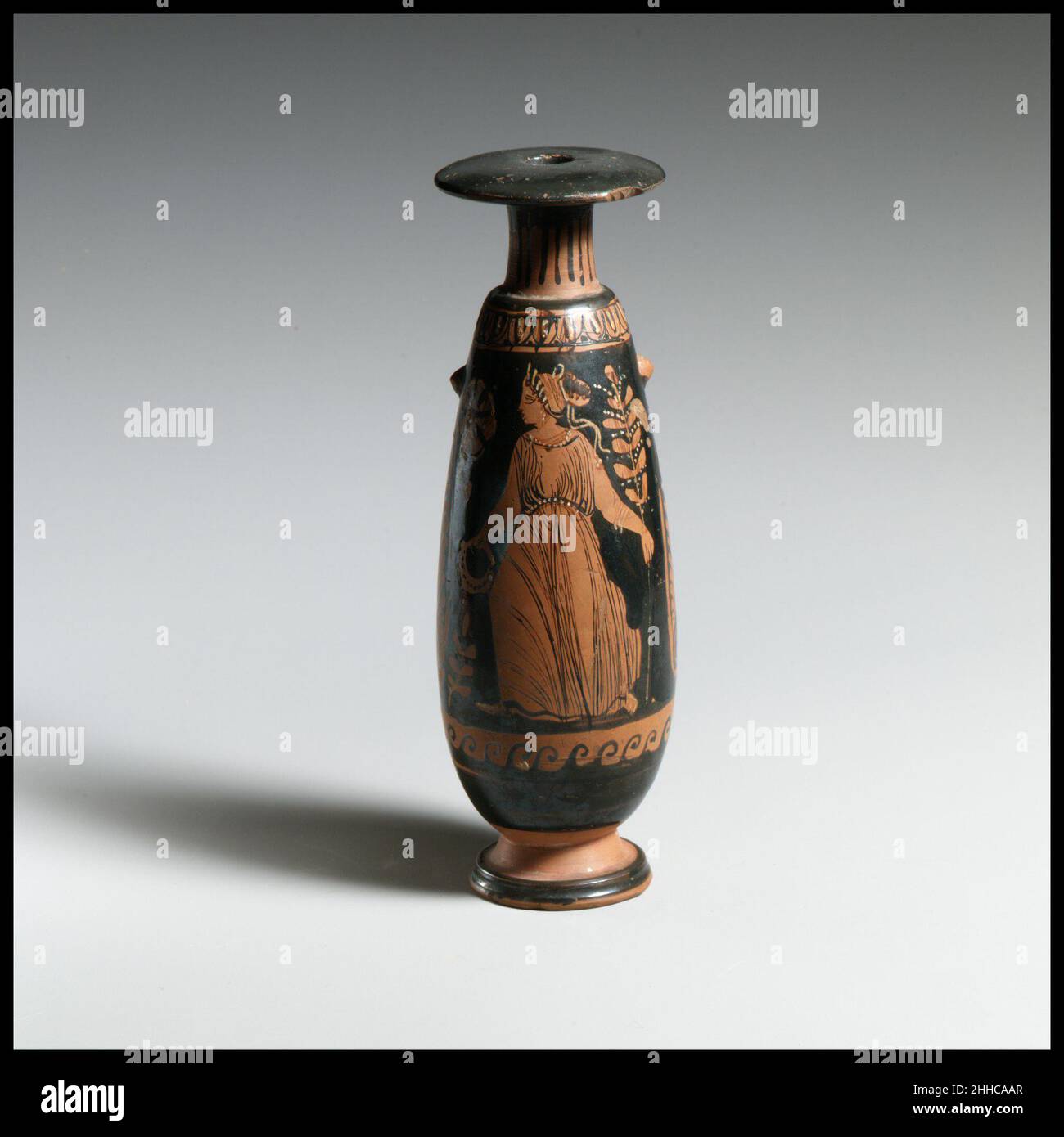 Alabastron ca. 350–300 B.C. Greek, South Italian, Apulian Unlike Attic ...