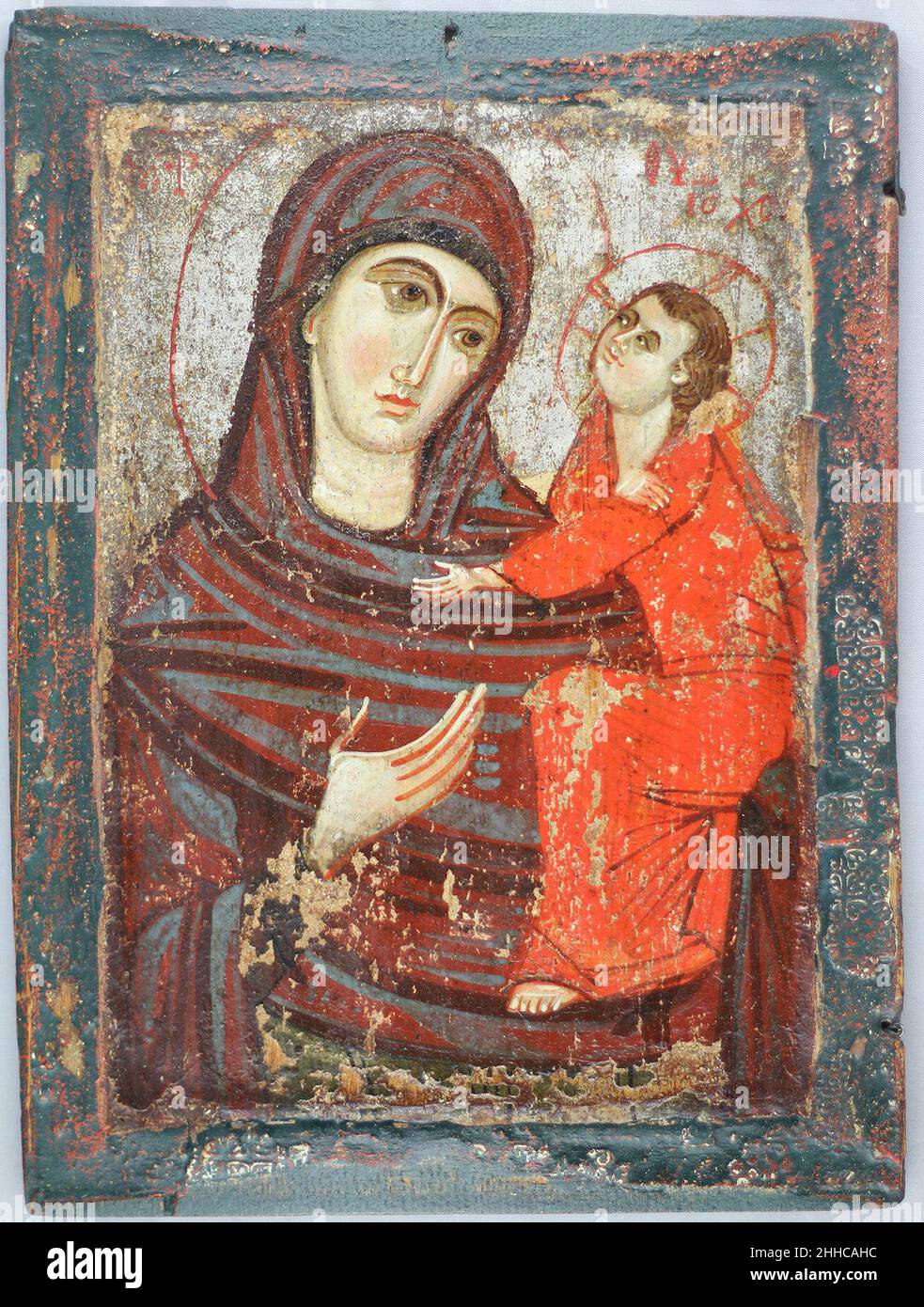 Icon of the virgin eleousa hi-res stock photography and images - Alamy