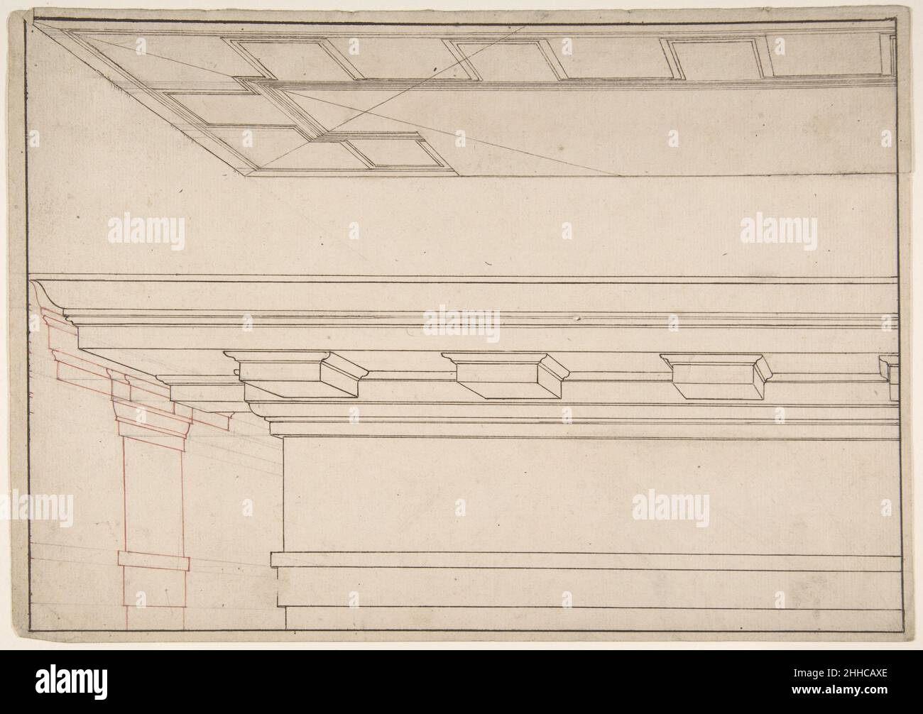 Architectural Study 17th century Anonymous, Italian, 17th century ...