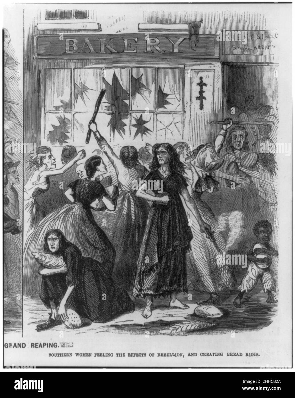 Southern women feeling the effects of the rebellion, and creating bread ...