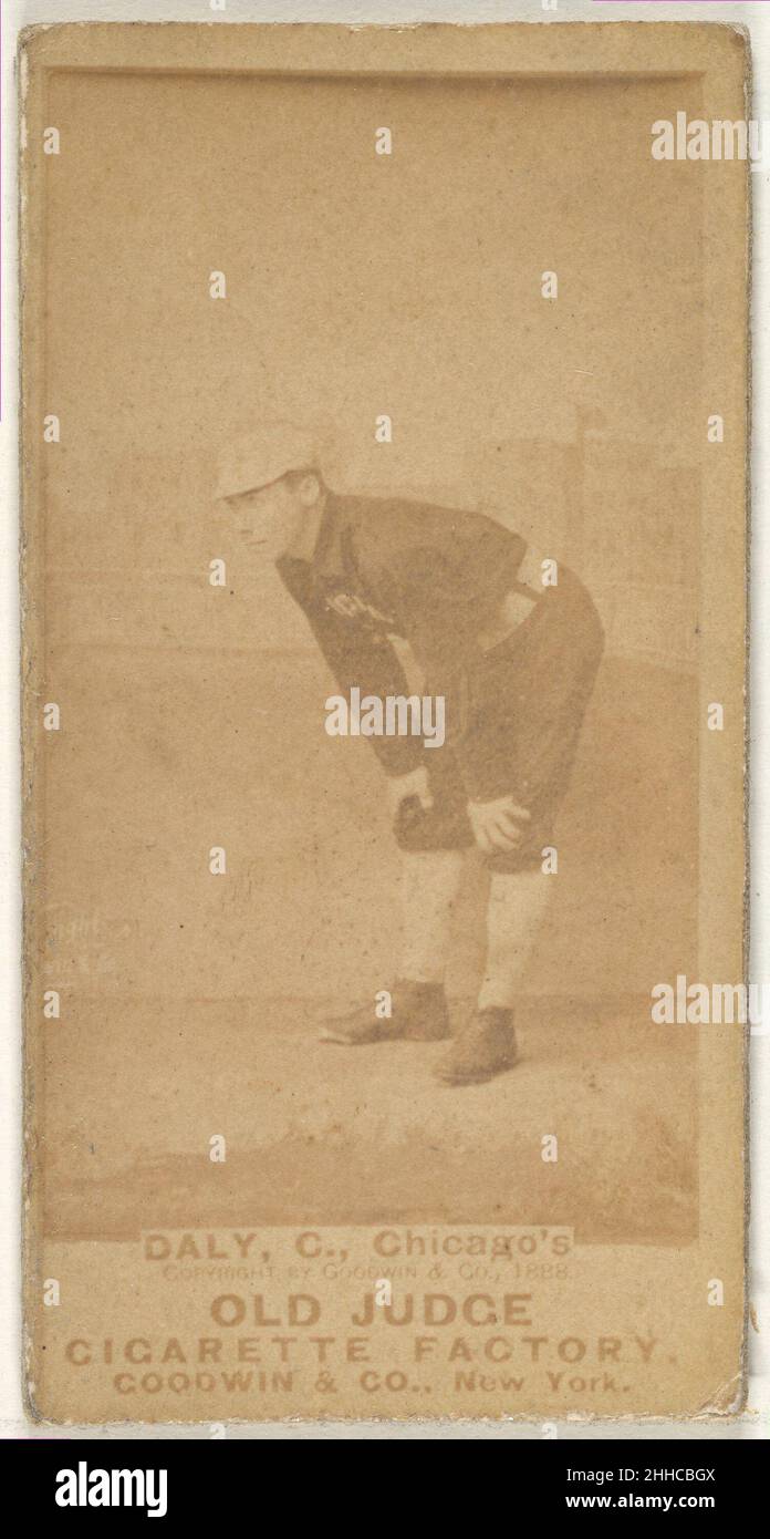 Daly, Catcher, Chicago, from the Old Judge series (N172) for Old Judge ...