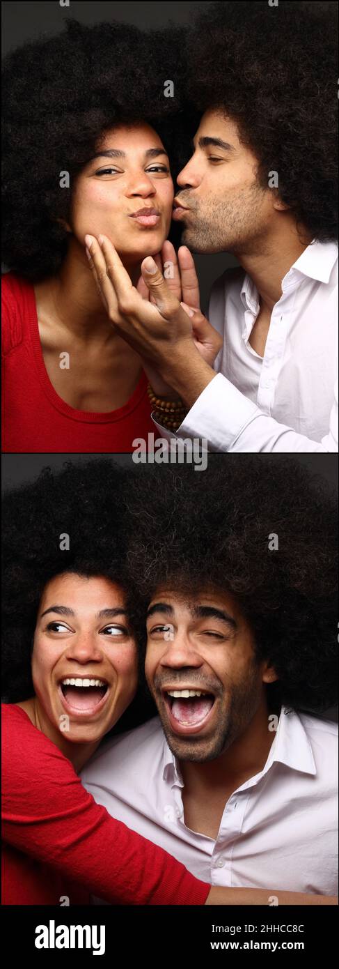 Beautiful happy Love Couple Together Stock Photo - Alamy