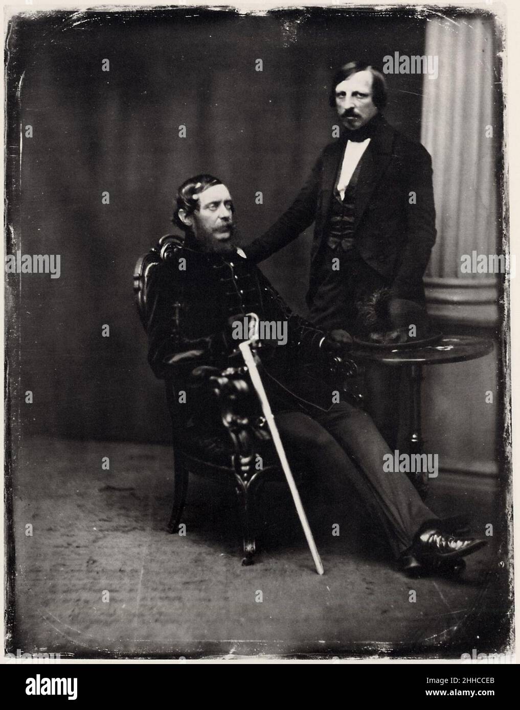 Southworth and Hawes - Louis Kossuth und sein Sekretär Stock Photo - Alamy