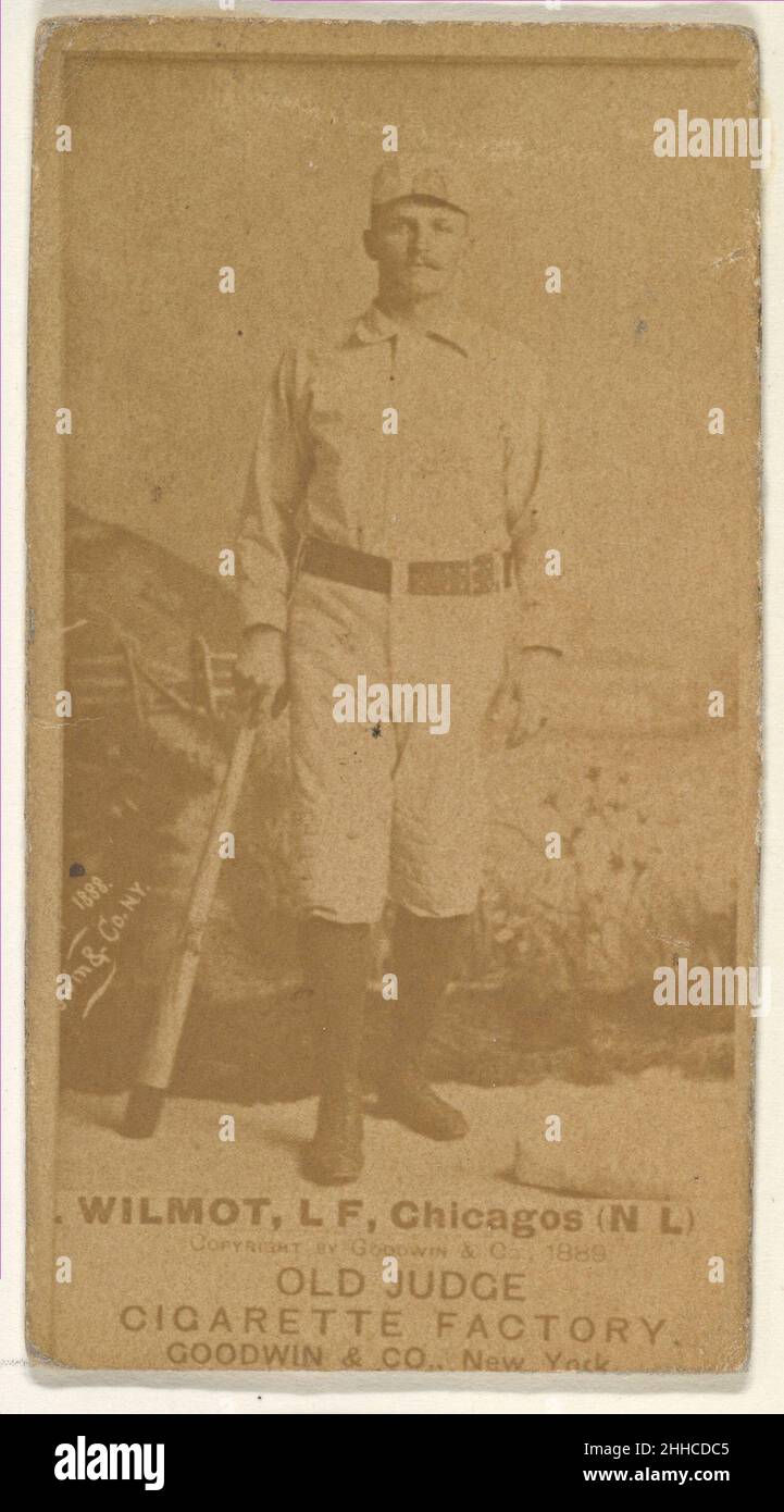 Wilmot, Left Field, Chicago, from the Old Judge series (N172) for Old ...