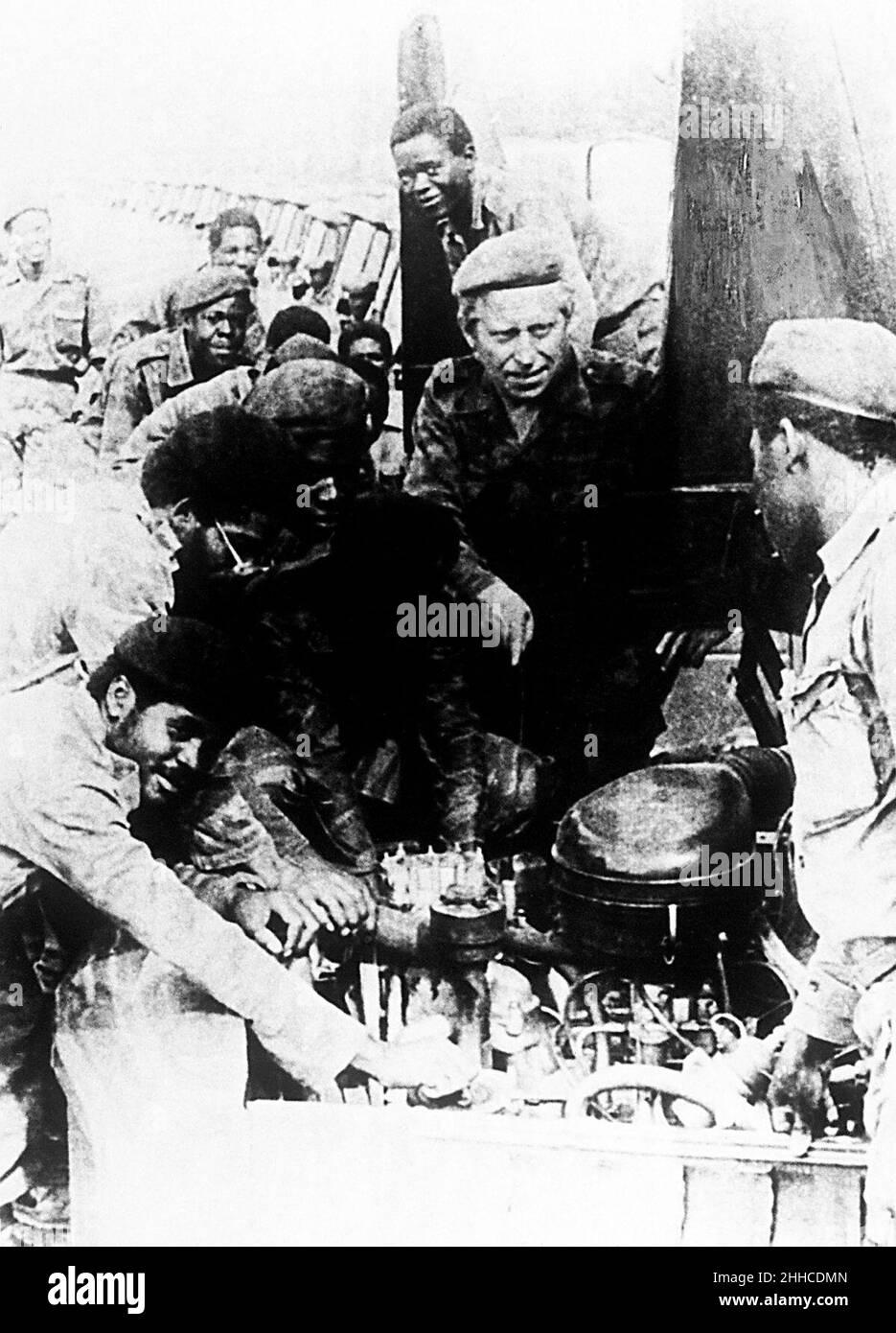 Soviet and East Bloc military advisors in Angola 1983 Stock Photo - Alamy