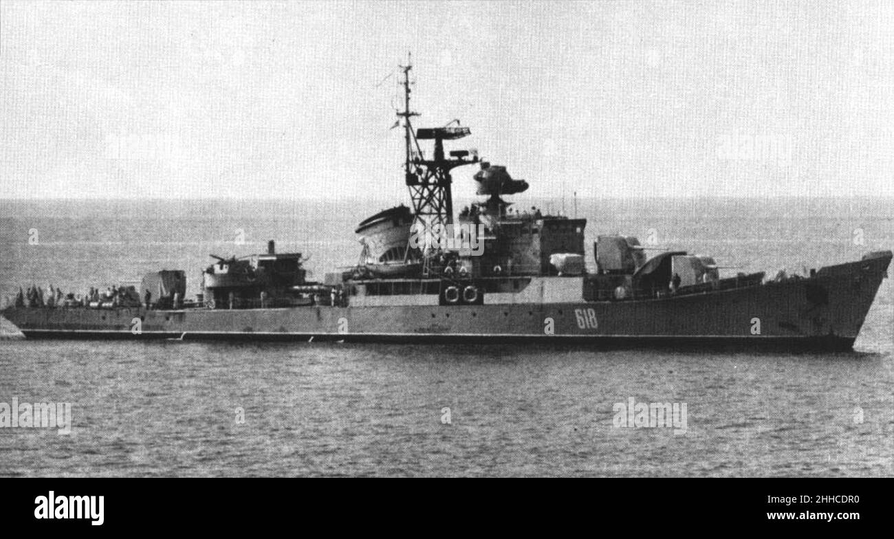 Soviet frigate SKR-61 underway in the 1970s Stock Photo - Alamy