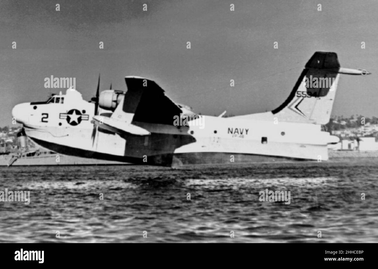 SP-5B Marlin VP-48 landing Stock Photo - Alamy