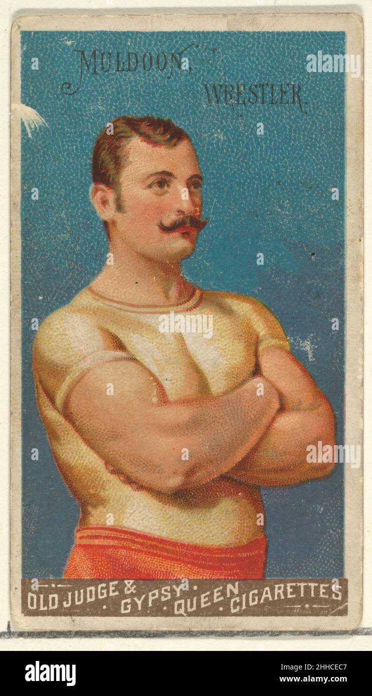 Muldoon, Wrestler, from the Goodwin Champion series for Old Judge and ...