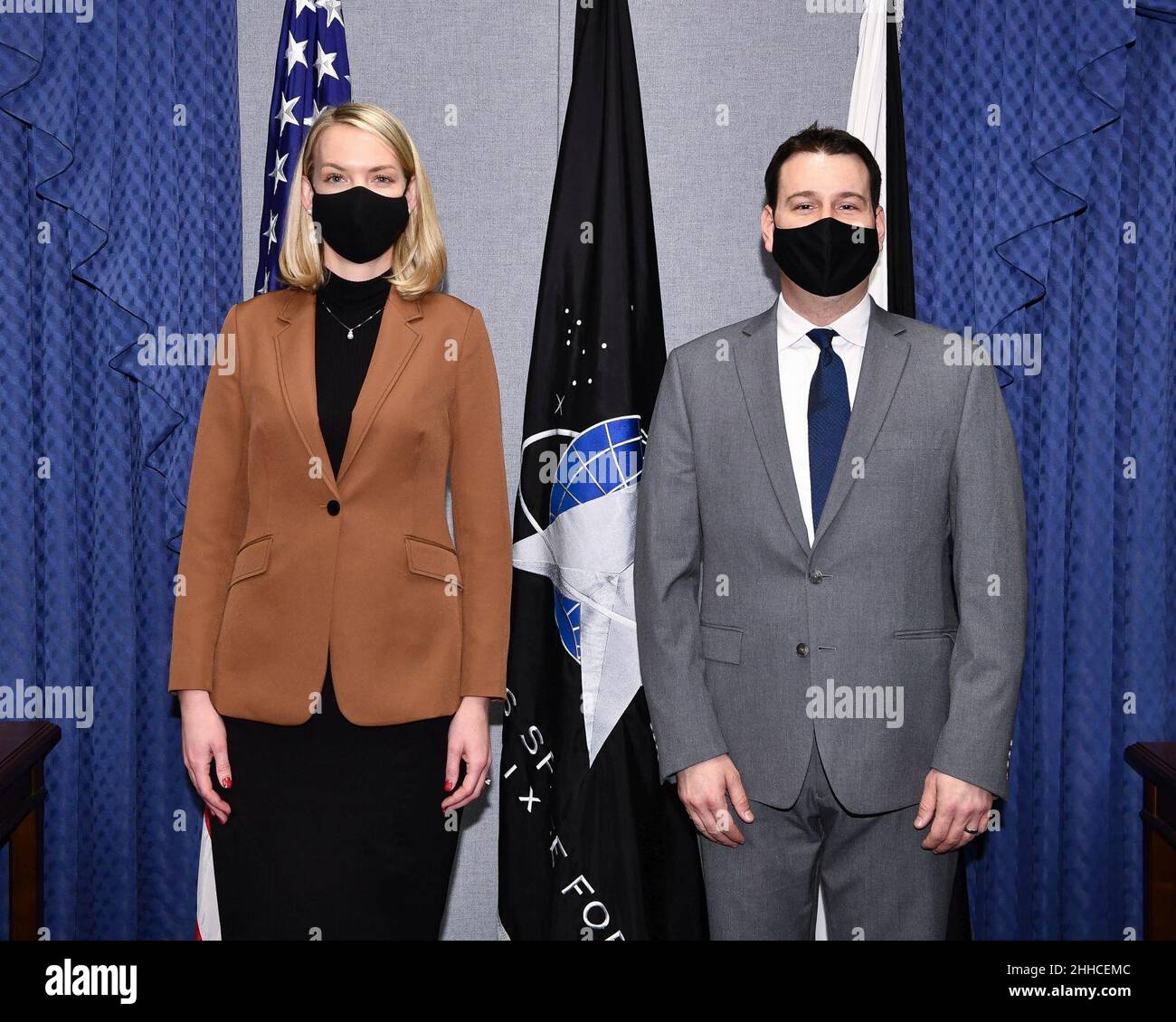 Space Force updates uniform policy guidance (2 Stock Photo - Alamy